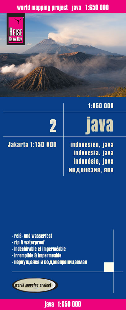 Landkaart Indonesia/Indonesië« 2: Java 1:650.000 4.A 2026 / NNV ...